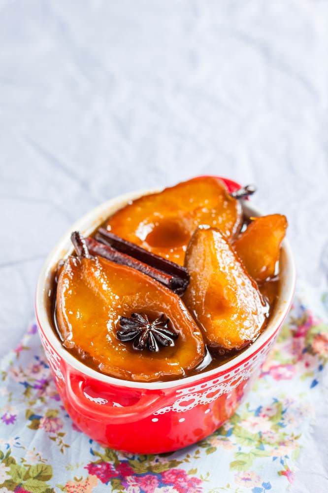 Poires rôties au miel une délicieuse recette à réaliser en saison des ...